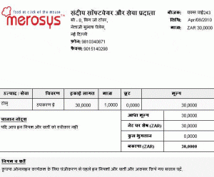 invoice_hindi | Invoicera Blog