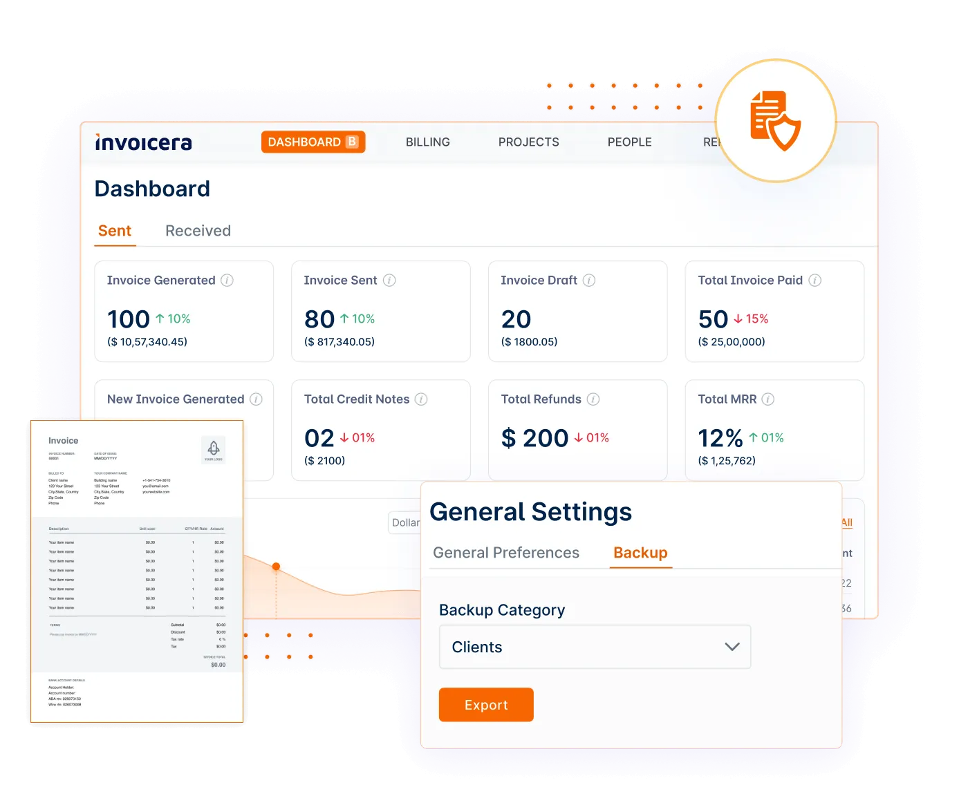 Project Management | Invoice Integration & Task Tracking | Invoicera