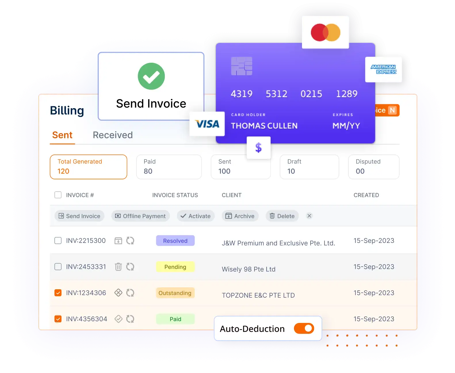 Recurring Subscription Billing Software | Invoicera
